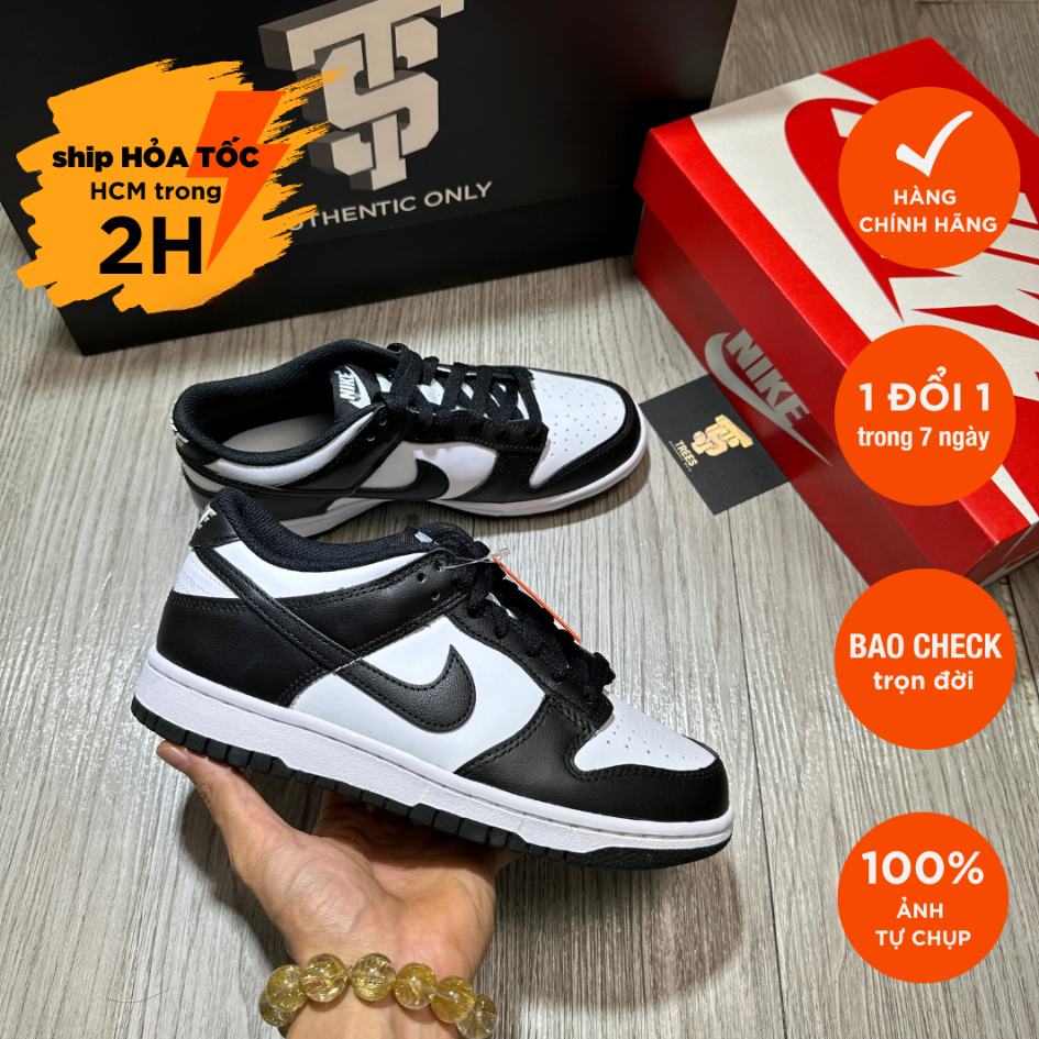 [CHÍNH HÃNG] Giày thể thao NIKE DUNK LOW RETRO PANDA WHITE BLACK DD1391 ...