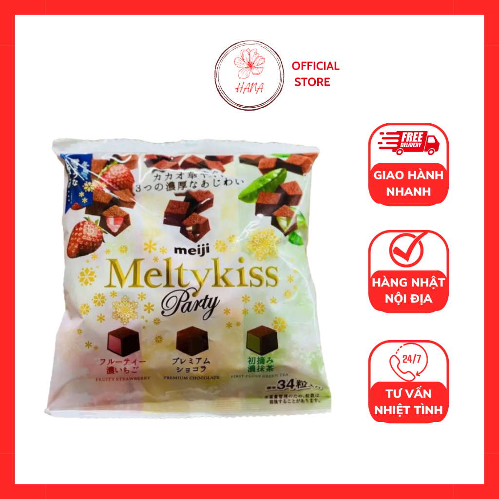 Socola Tươi Meltykiss Meiji Nhật Bản dạng túi | Shopee Việt Nam