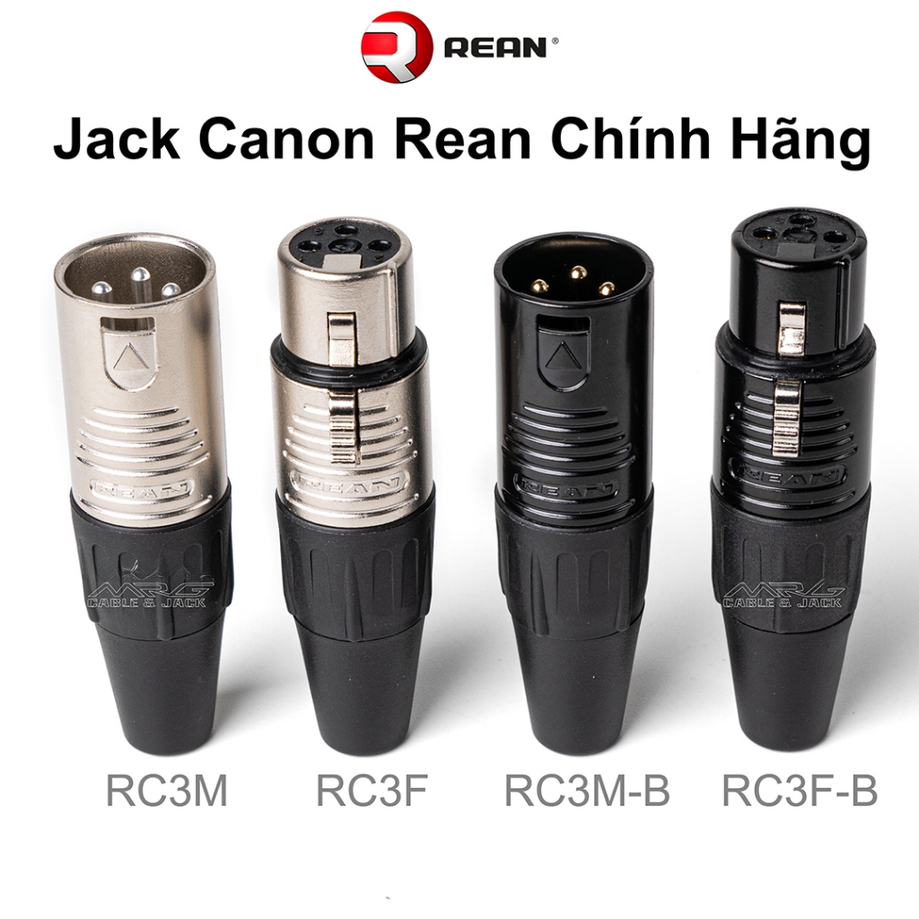 Giắc Canon Loại Tốt Hàng Chính Hãng Neutrik Rean, giá 1 chiếc, jack ...