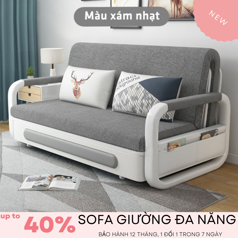Giường ngủ thông minh gấp gọn thành ghế đa năng, sopha giường gấp gọn cao cấp có hộc để đồ ...
