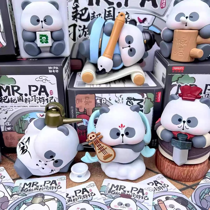 [Có Sẵn] Mr Pa x PaPa National essence travel notes mô hình trưng bày ...