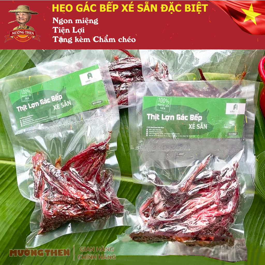 Thịt Heo Gác Bếp Xé Miếng Sẵn Dùng Ngay Mường Then Ngọt Thơm Chuẩn Vị ...