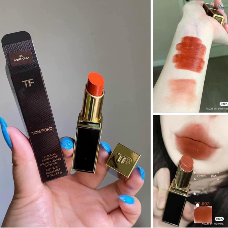 [CHỈ AUTH - ĐỦ BILL] Son TF 91- 93 - Fullbox (Son Tom Ford 91- 93) | Shopee Việt Nam