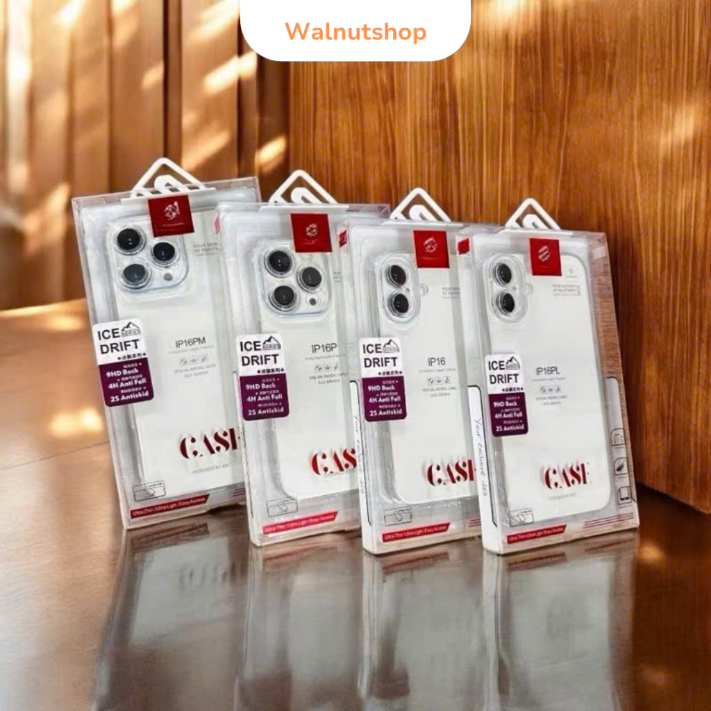 Ốp silicon trong suốt chính hãng K.T.S IP17, Ip17pro, Ip17promax, Ip16 ...