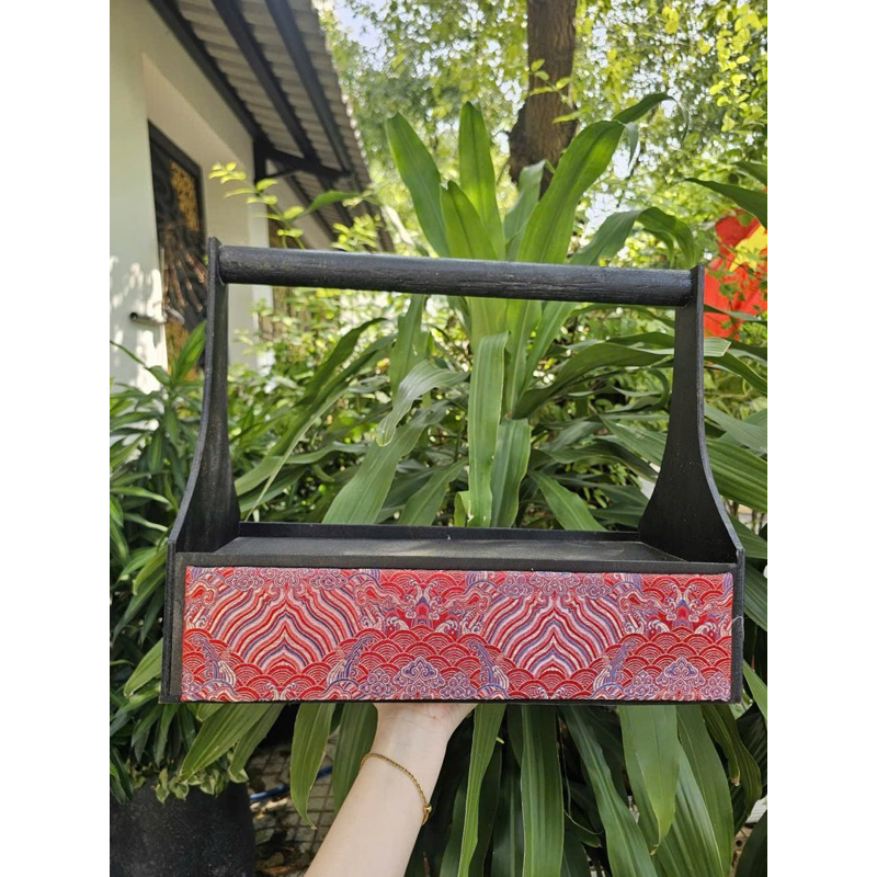 [Hoả tốc HCM] Khay gỗ gấm đựng quà Tết Lẵng gỗ đựng quà Tết | Shopee ...