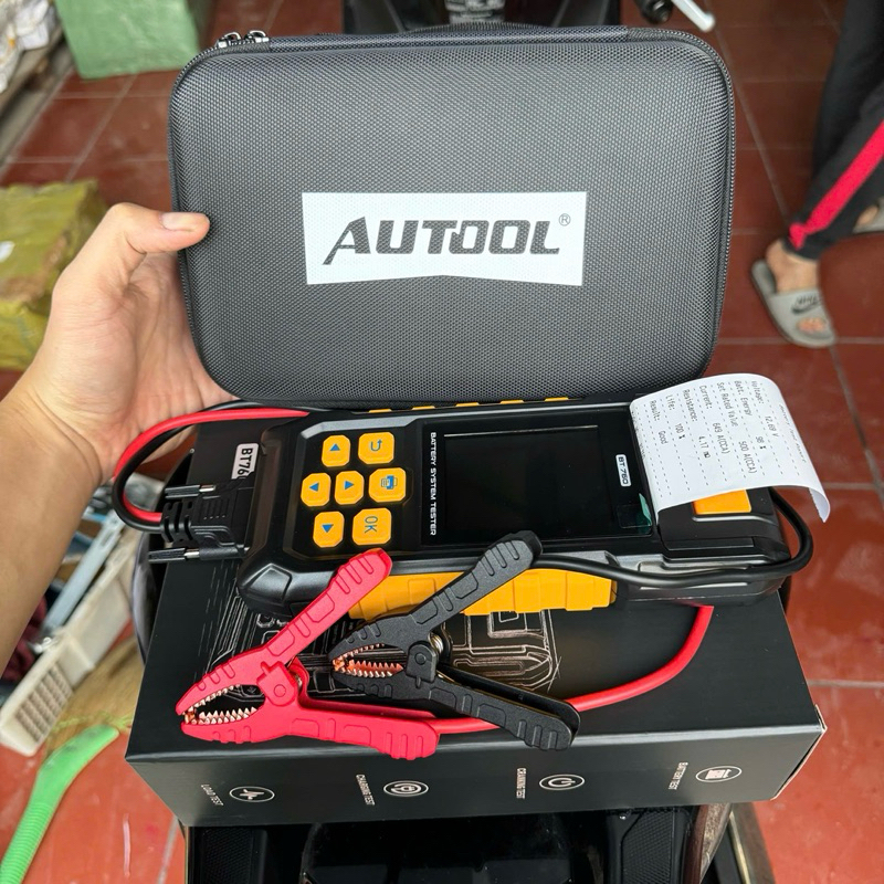 Máy Kiểm Tra Ắc Quy AUTOOL BT760 Màn Hình Màu Kiểm Tra Quay/ Sạc/Tải Tối Đa | Shopee Việt Nam