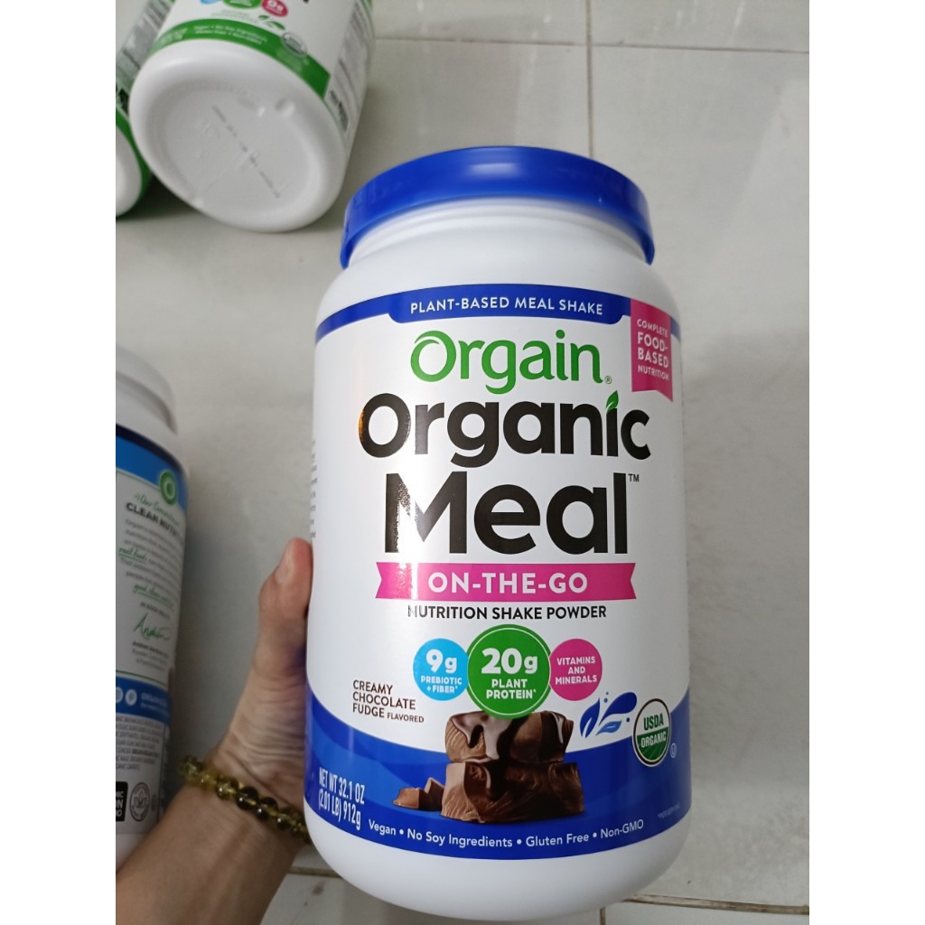 Orgain Meal bột đạm thực vật hữu cơ giúp xây dựng cơ bắp, giảm mỡ cải ...