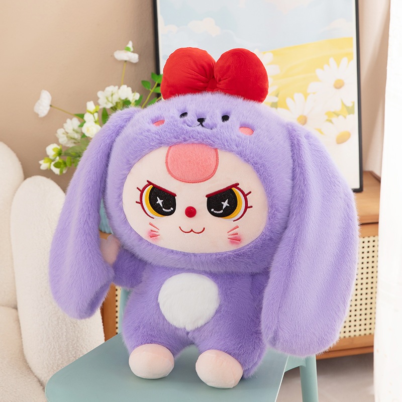 Gấu Bông Baby Three Size To Màu Tím Blind Box Túi Mù Phiên Bản Thú Nhồi ...