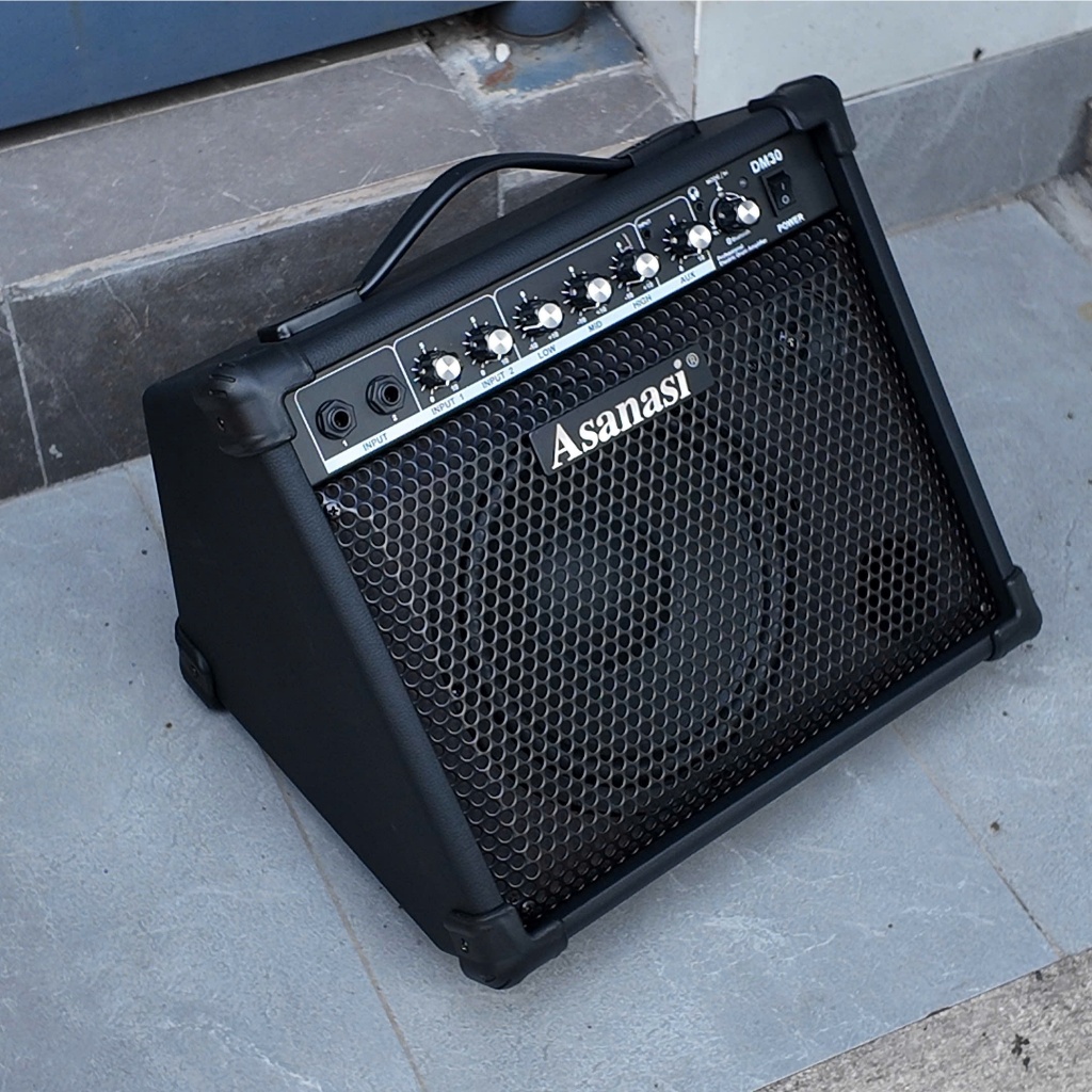 Ampli (âm ly) loa cho trống điện, guitar bass Asanasi DM30 30W chính ...