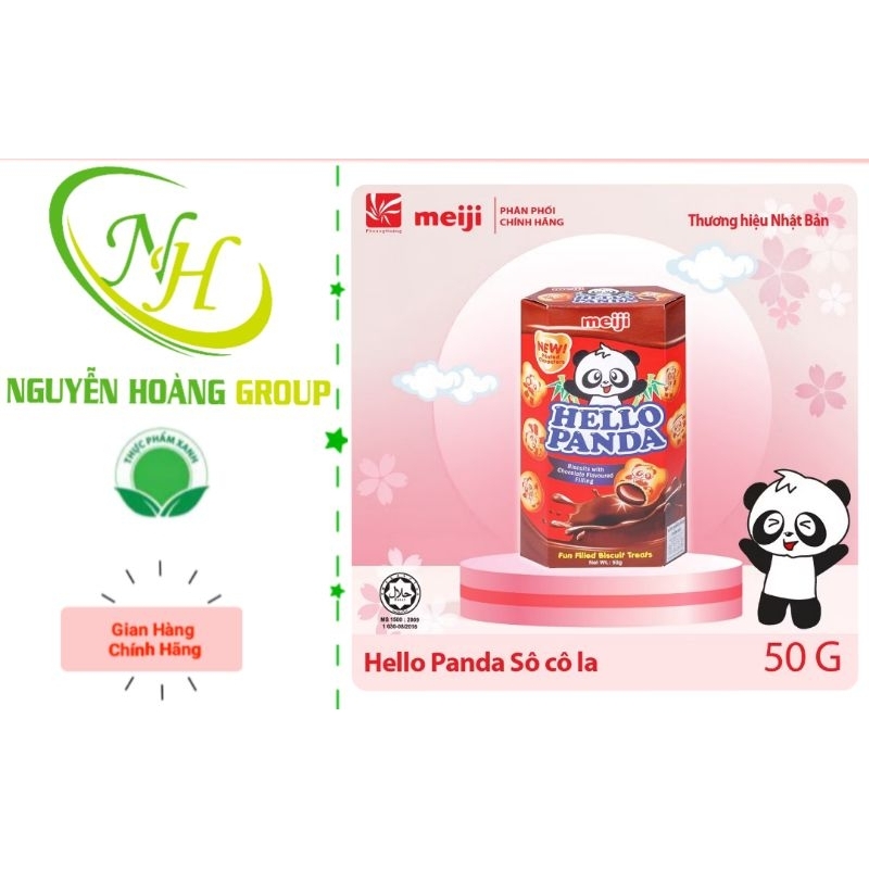 Bánh Gấu Hello Panda Meiji Vị Socola 43g | Shopee Việt Nam
