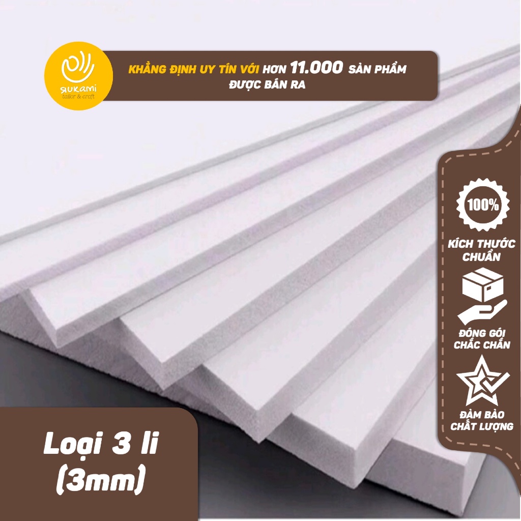 Bìa mô hình Foamex/fomex/formex/form A2, A3, A4, A5 loại 3 li (3mm ...