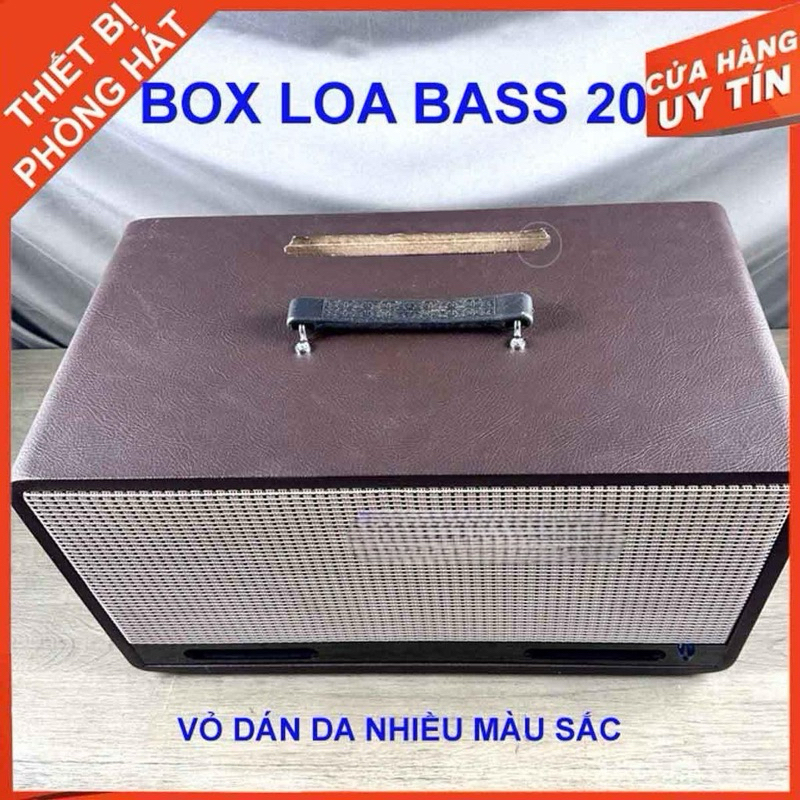 Vỏ loa xách tay bass 20, 2 trép, box loa 2 tấc, lỗ thoát hơi trước, đã ...