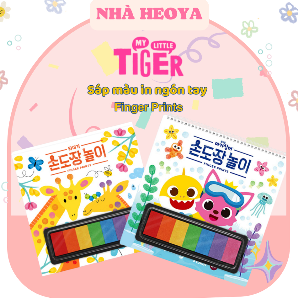 ĐỒ CHƠI TRANH VẼ IN MÀU NGÓN TAY FINGER PRINTS MY LITTLE TIGER X ...