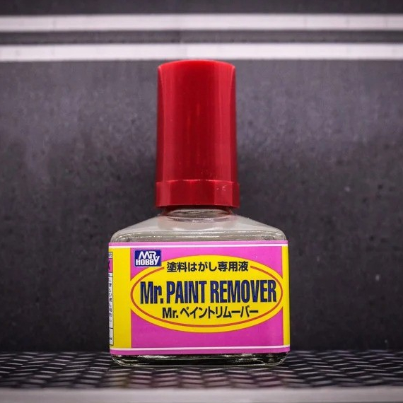 Dung dịch tẩy sơn mr.paint remover - pha sơn kim loại mr.metal primer ...