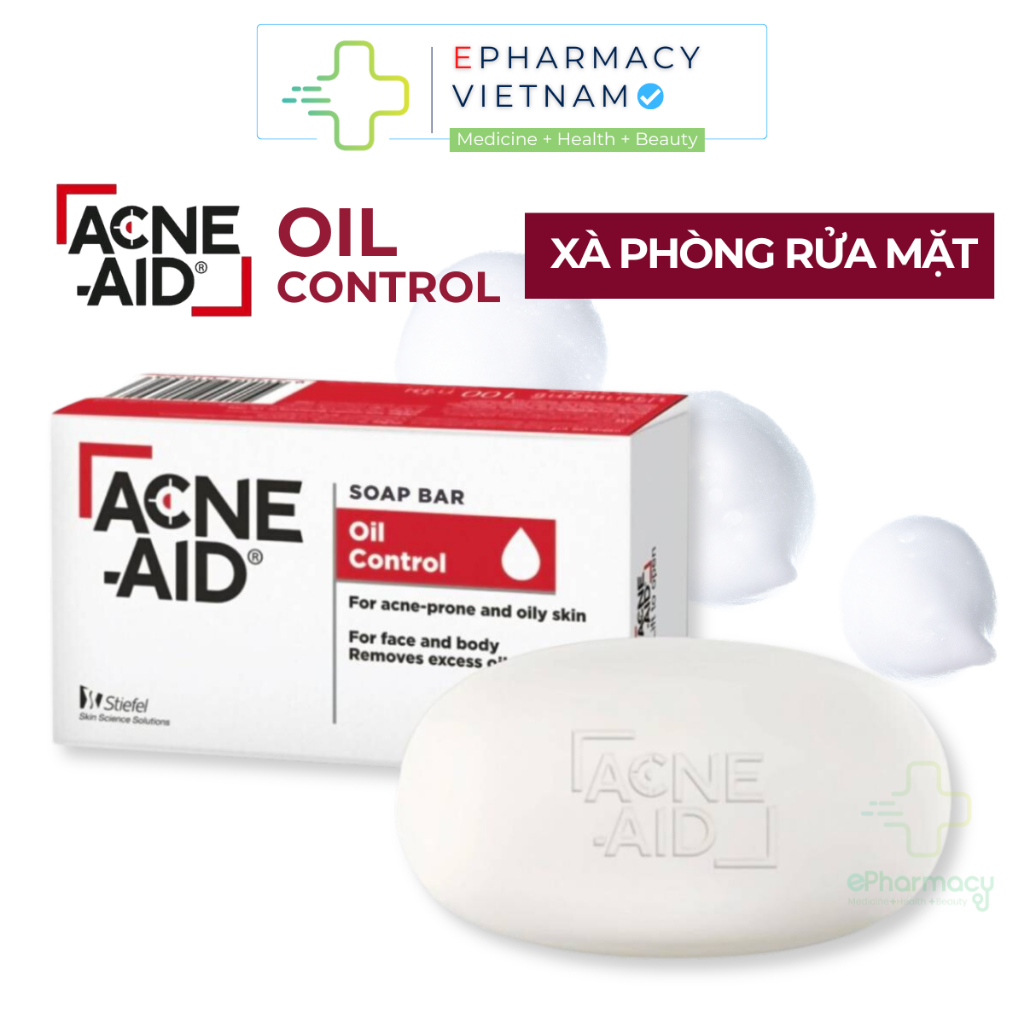 Xà Phòng ACNE-AID Soap Bar Giúp Sạch Sâu, Giảm Mụn Cho Làn Da Nhiều ...