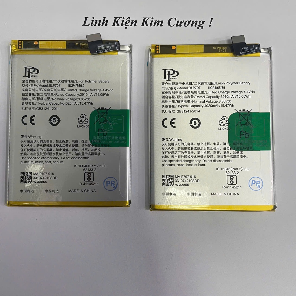 Pin blp707 dành cho dòng oppo f11 | Shopee Việt Nam