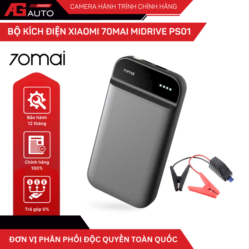 Bộ Kích Điện Bình Ắc Quy Xe Hơi Xiaomi 70mai Midrive PS01/PS06 - Hàng Chính Hãng | Shopee Việt Nam