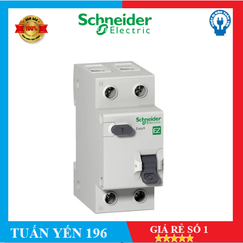 CB Chống Giật RCBO 2P 16A /20A/25A/32A/40A/63A Schneider- Hàng Chính ...