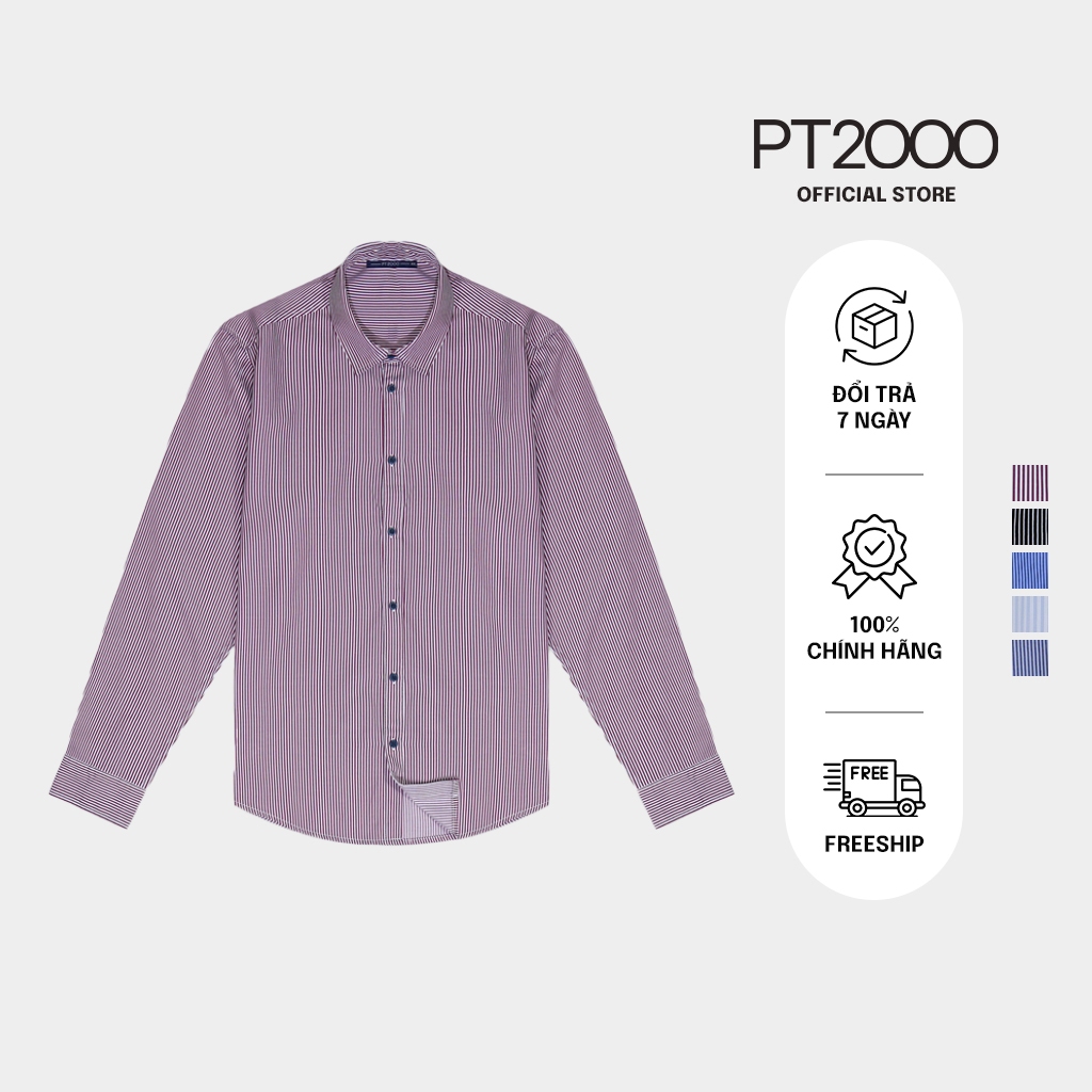 PT2000 FASHION - Áo sơ mi nam tay dài (SMM-N736) | Shopee Việt Nam