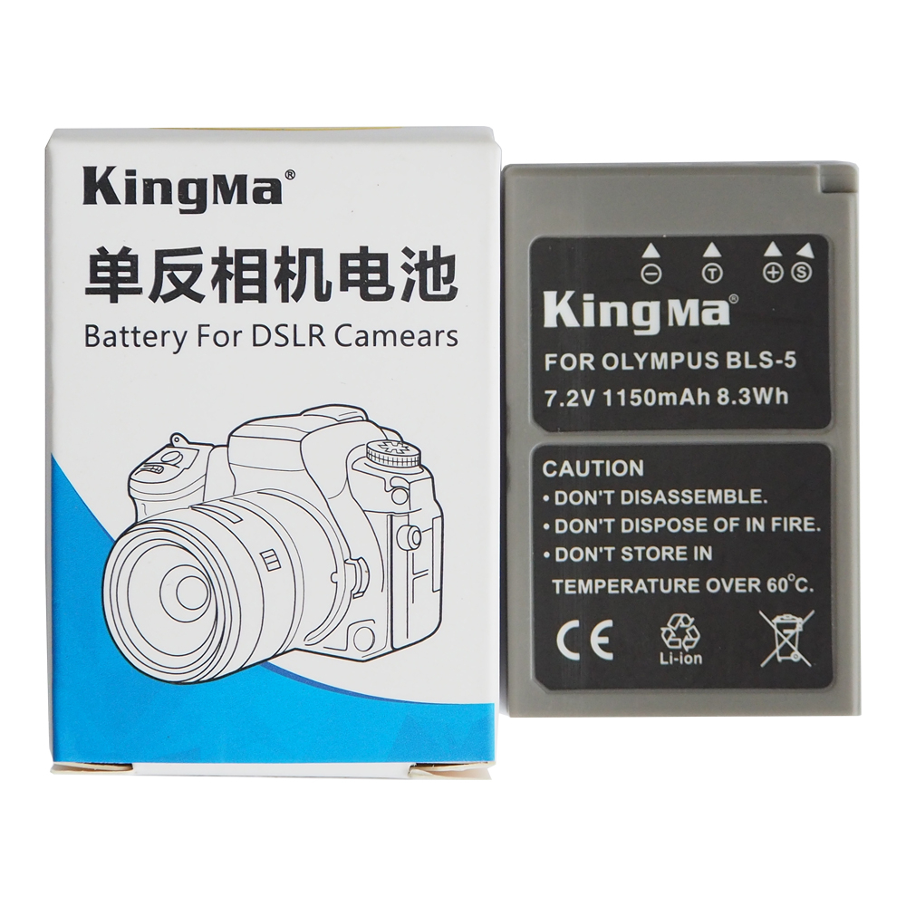 Pin Kingma for Olympus BLS-1 BLS-5 BLS-5, BLS-50, PS-BLS5 Battery for ...