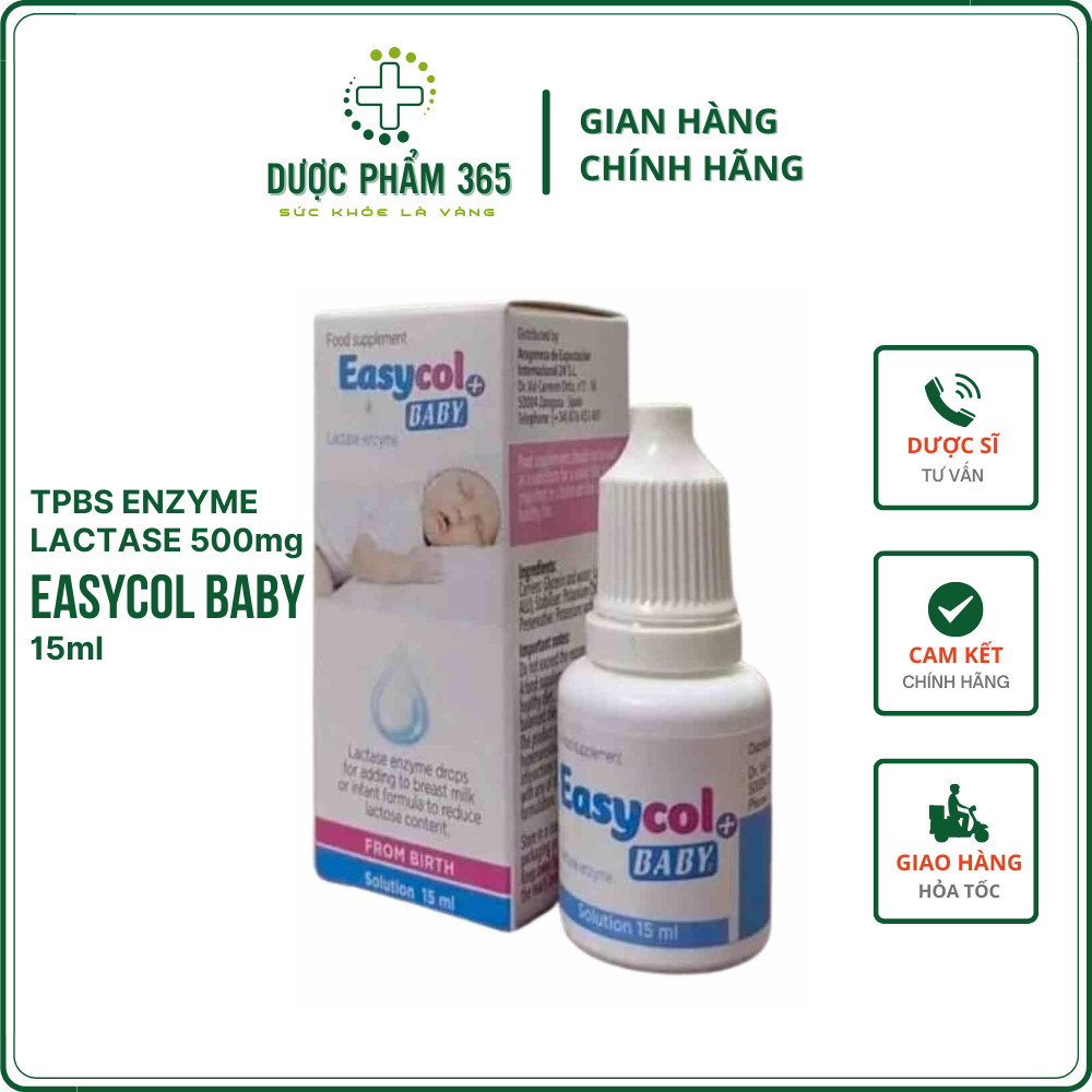 EASYCOL BABY – ENZYM LACTASE DÀNH CHO TRẺ BẤT DUNG NẠP ĐƯỜNG LACTOSE ...
