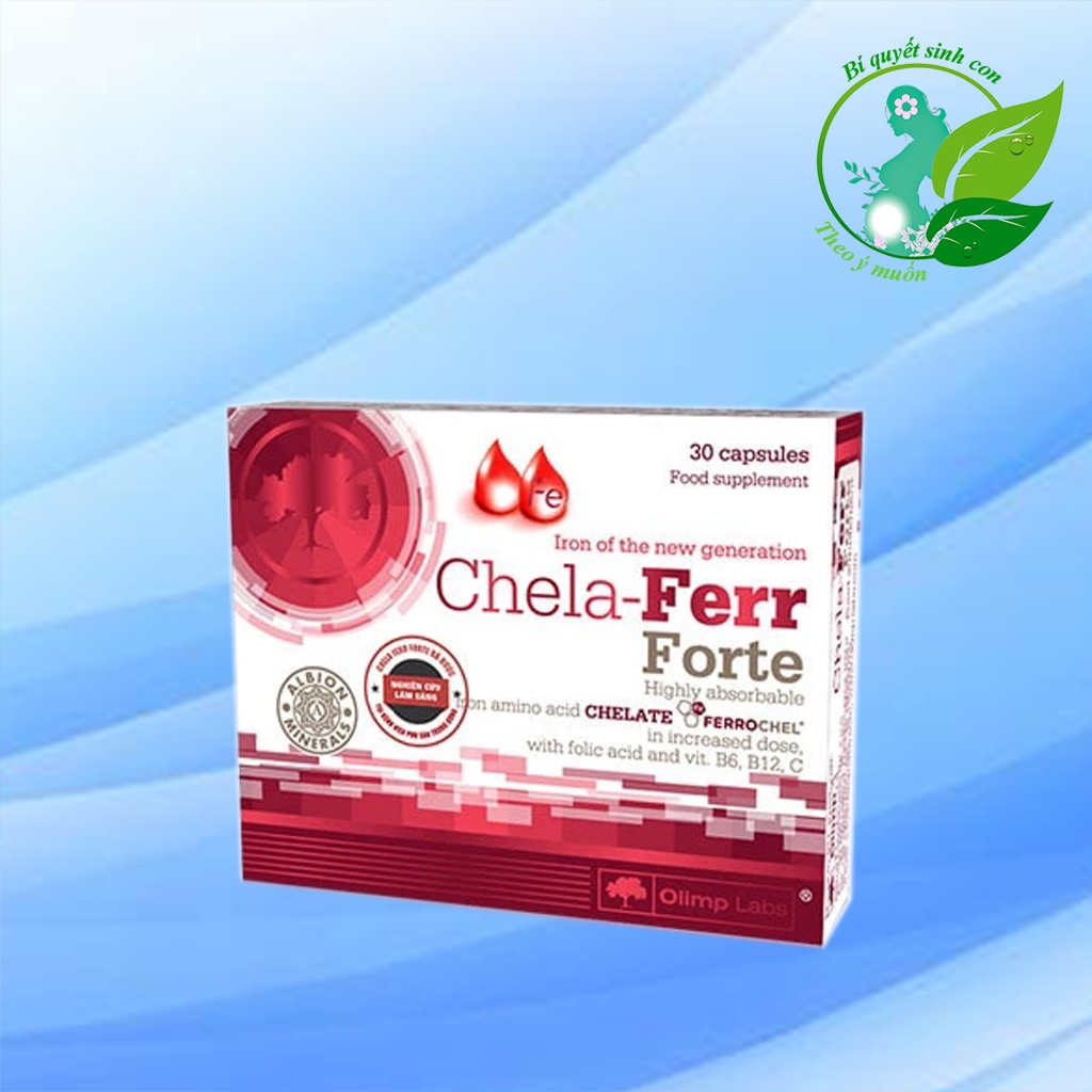 Chela ferr forte viên uống bổ sung sắt cho bà bầu | Shopee Việt Nam