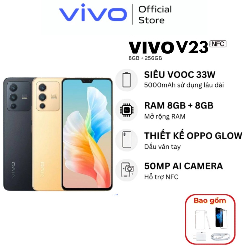 Điện Thoại Vivo V23 5G 8 GB RAM/256GB - Hàng Chính Hãng | Shopee Việt Nam