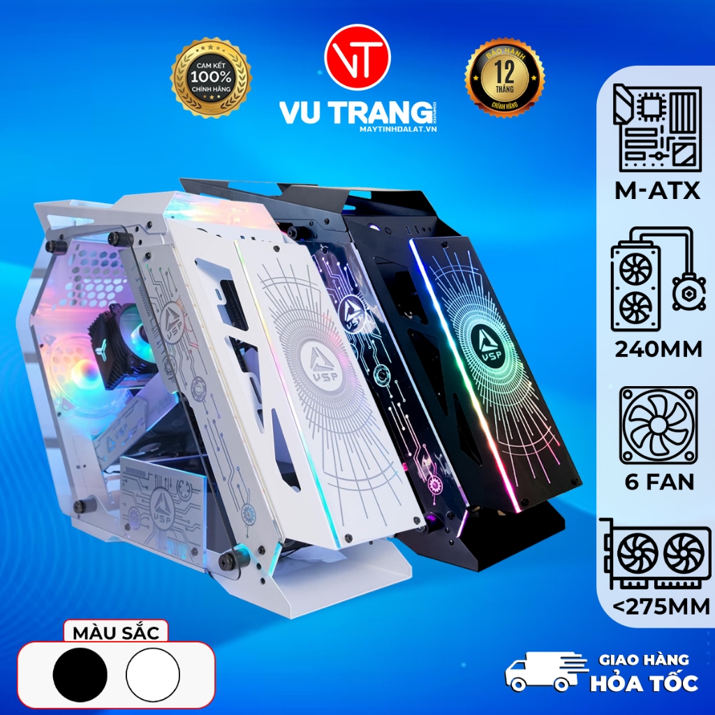 Vỏ Máy Tính - Case VSP Esport Republic Of Gamers ES1 Kính Cường Lực - Chính Hãng | Shopee Việt Nam