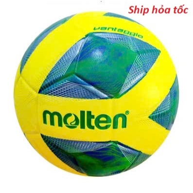 Quả bóng đá futsal Molten F9A1510-LB hàng nhập khẩu chính hãng, da PU ...