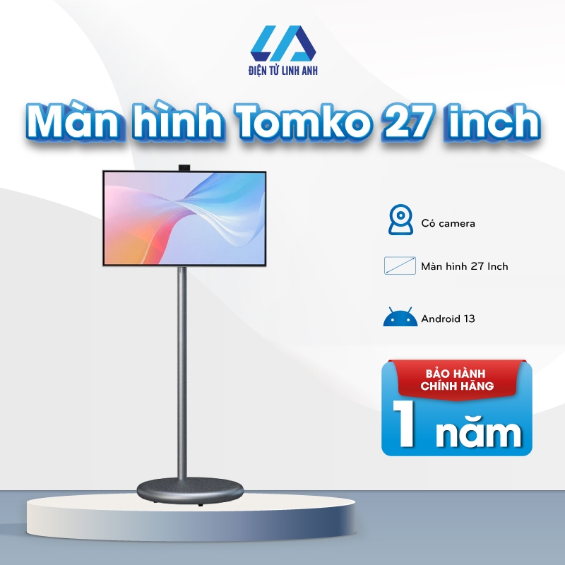 [Có Cam] Màn hình Tomko 27 inch Android 13, Màn Hình Di Động Thông Minh ...