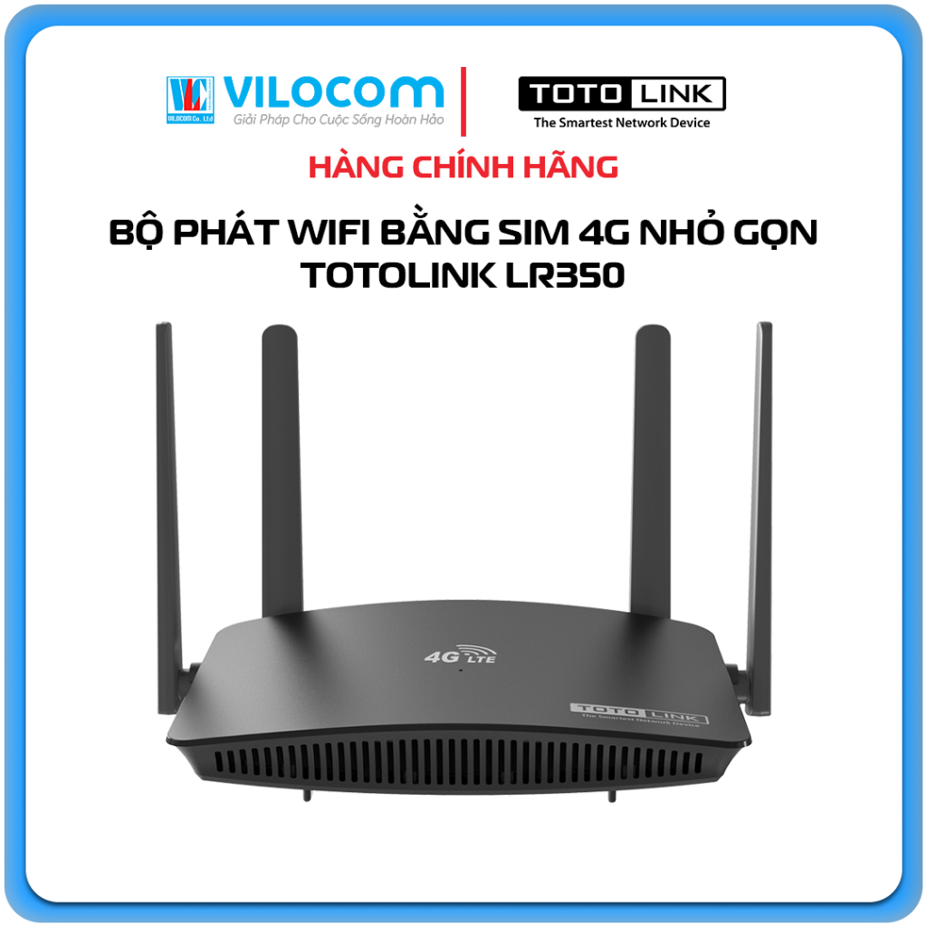 Bộ phát wifi bằng sim 4G Totolink LR350 ( Hỗ trợ 32 user Router mode) - Hàng Chính Hãng | Shopee ...
