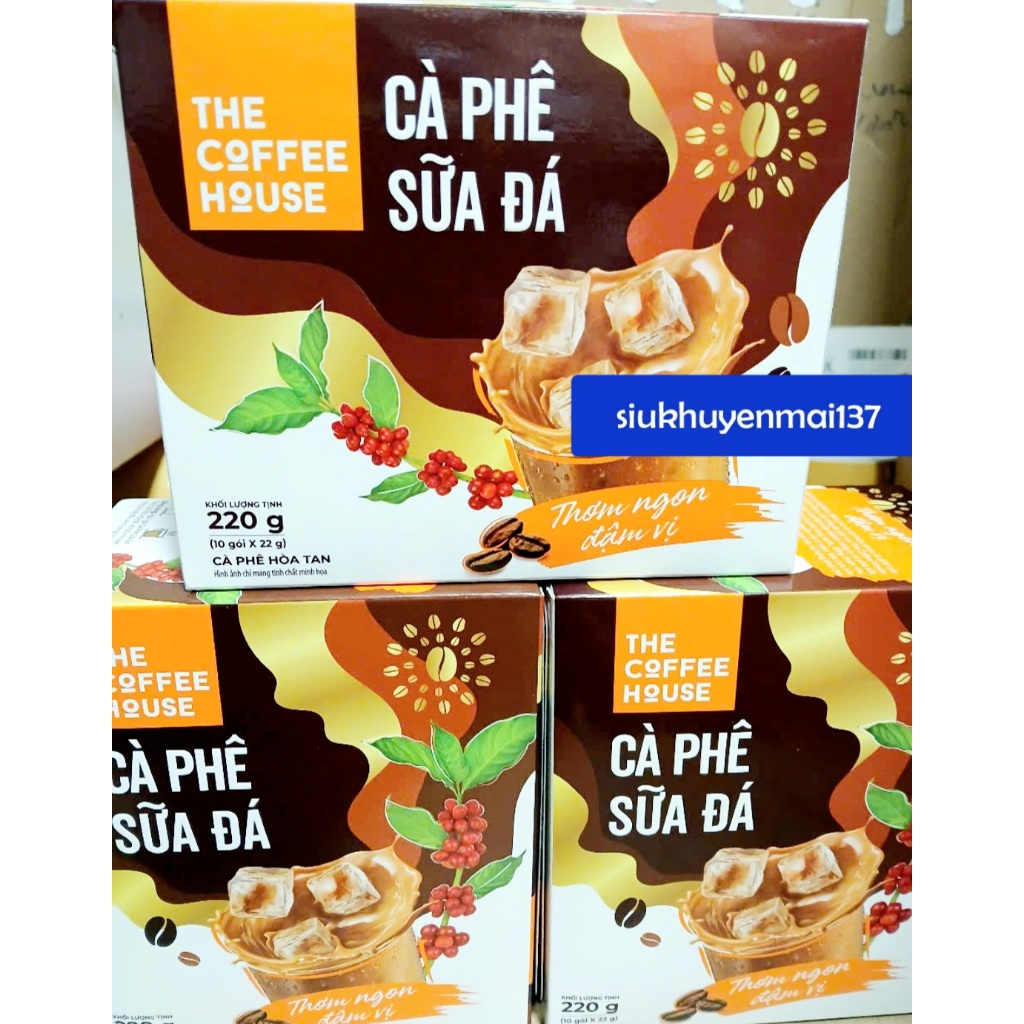 Combo 3 hộp (22gX10 gói) cà phê COFFEE HOUSE sữa đá,hsd:11/2025 ...