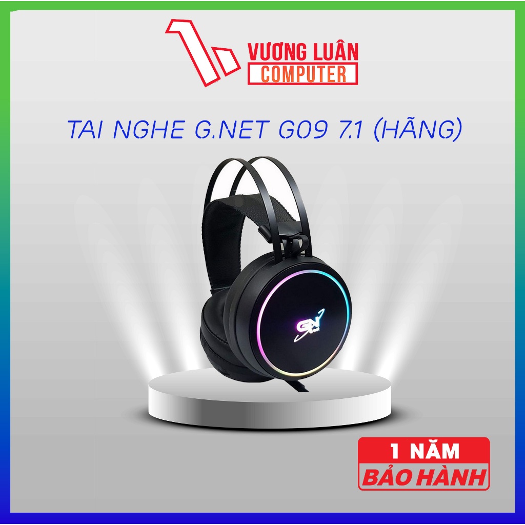 Tai nghe Gaming Gnet G09 7.1 LED RGB - Bảo hành 12 tháng | Shopee Việt Nam