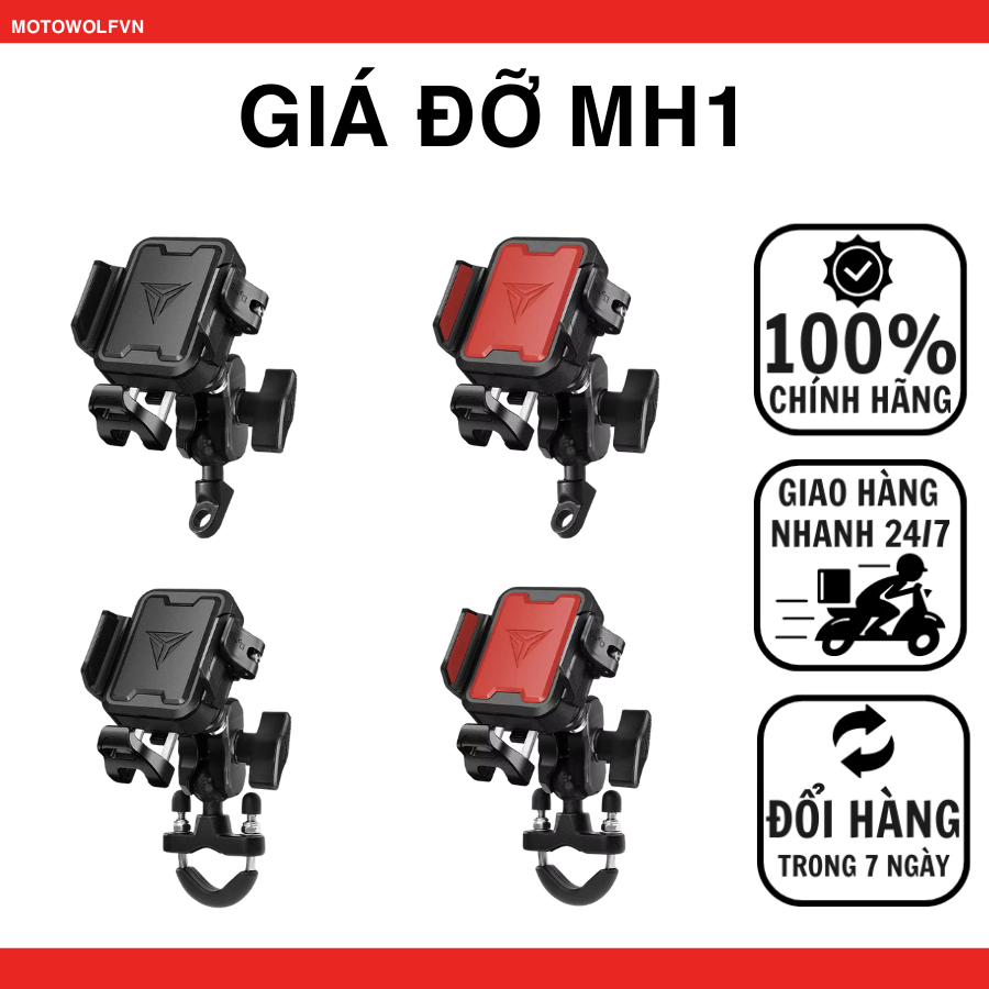 GIÁ GẮN ĐIỆN THOẠI TRÊN XE MÁY MOTOWOLF MH1 CHÍNH HÃNG | Shopee Việt Nam