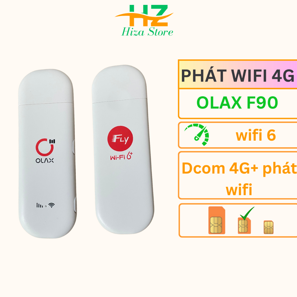 OLAX U90/F90 USB Wifi 4G - Dcom 4G cắm sim, phát wifi cực mạnh, tốc độ 150Mbps, tiện lợi di ...