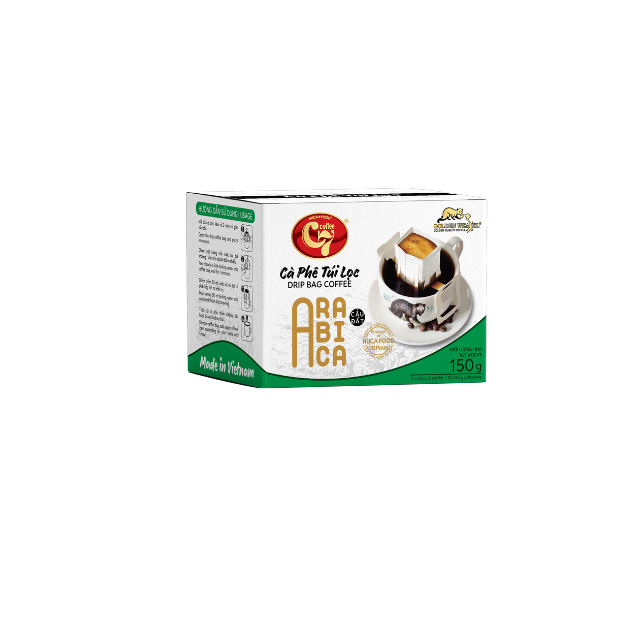 Cà Phê Túi Lọc Arabica Hộp 150Gr (12 Gói) - Con Chồn Vàng - Huca Food ...
