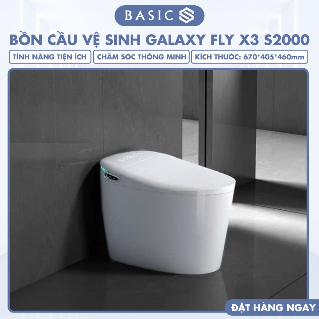 Bồn Cầu Vệ Sinh FLY X3 Basics S2000, Áp Lực Nước Hiệu Dụng, Dễ Dàng ...