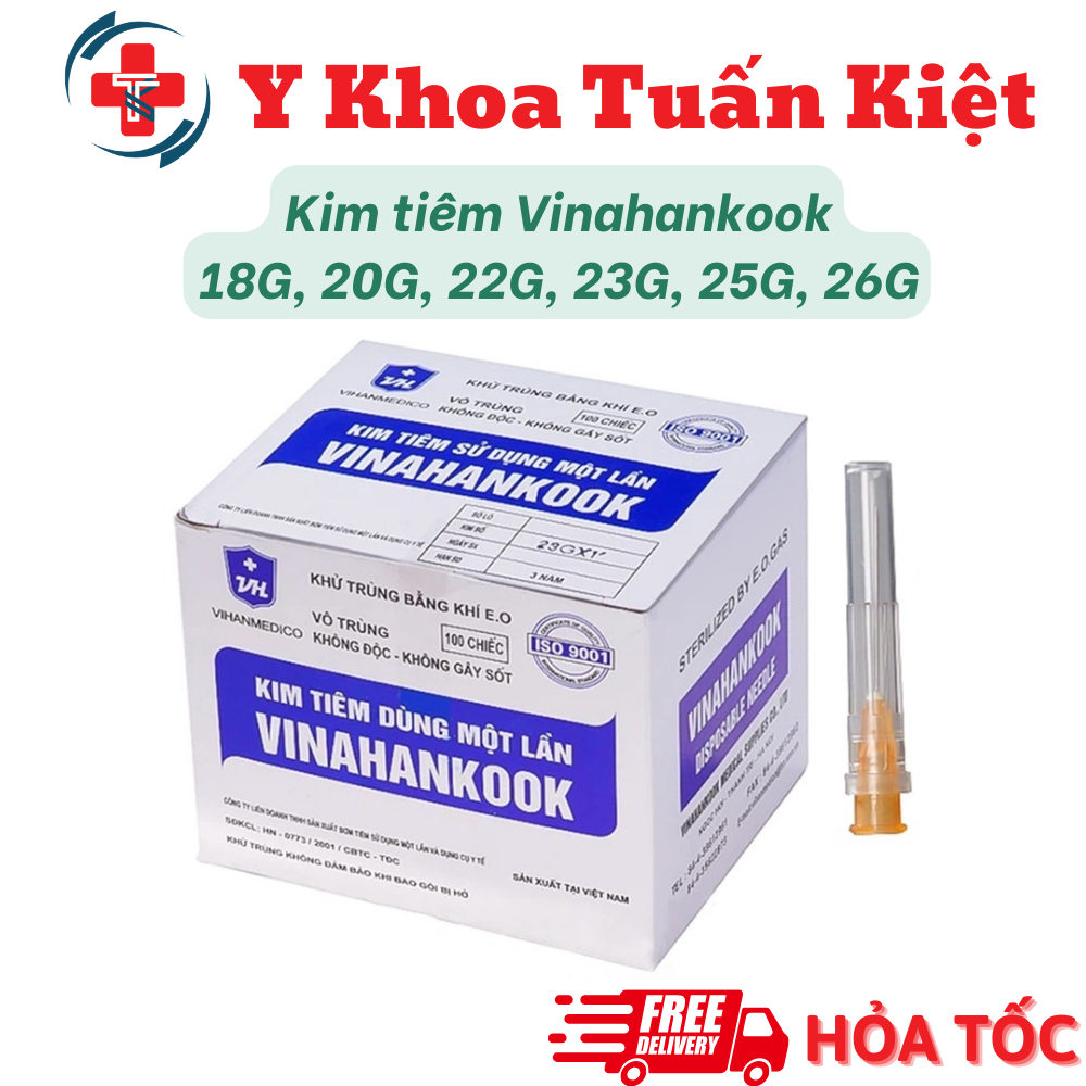 Kim tiêm 18G, 20G, 22G, 23G, 25G, 26G Vinahankook | Shopee Việt Nam