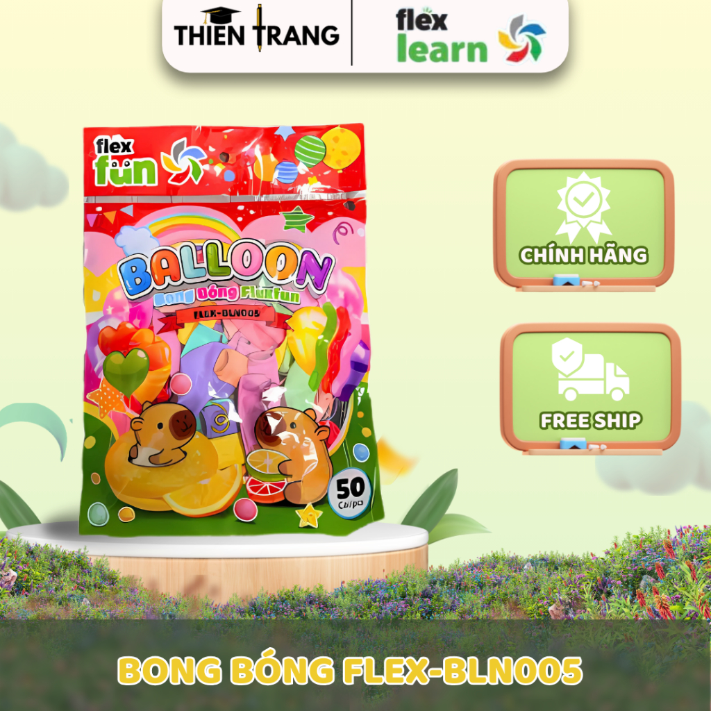 Túi 50 Cái Bong Bóng FLEX-BLN005 (9x4cm) Bóng Màu Pastel Siêu Xinh ...