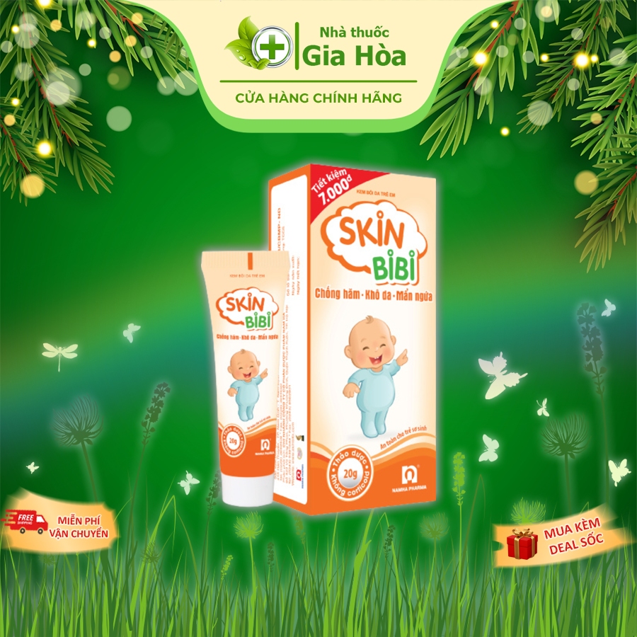 Skin Bibi / Skinbibi - Kem bôi da trẻ em chống hăm, khô da, mẩn ngứa ...
