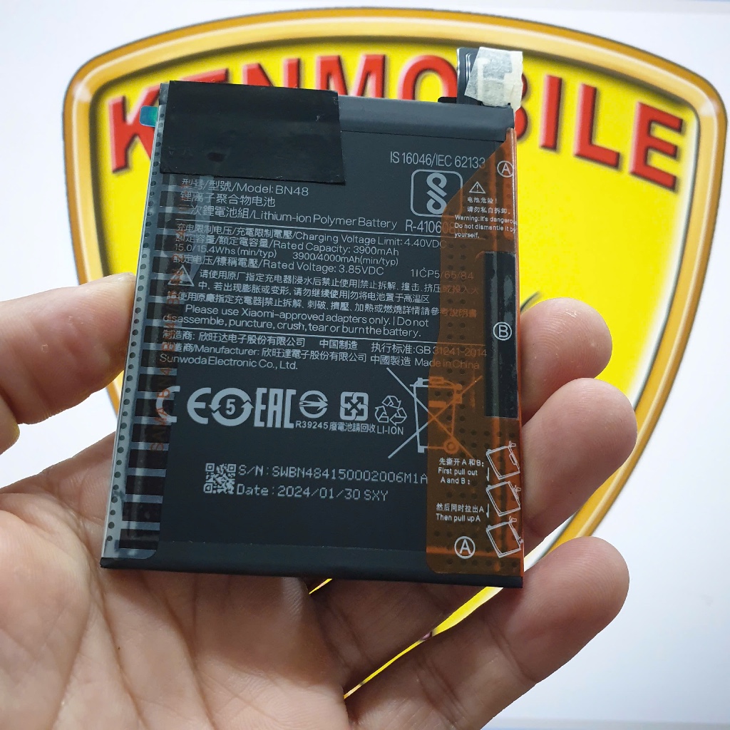 Pin ZIN Tương Thích Xieomi Model BN48 Dùng Cho Redmi Note 6 Pro (bảo ...