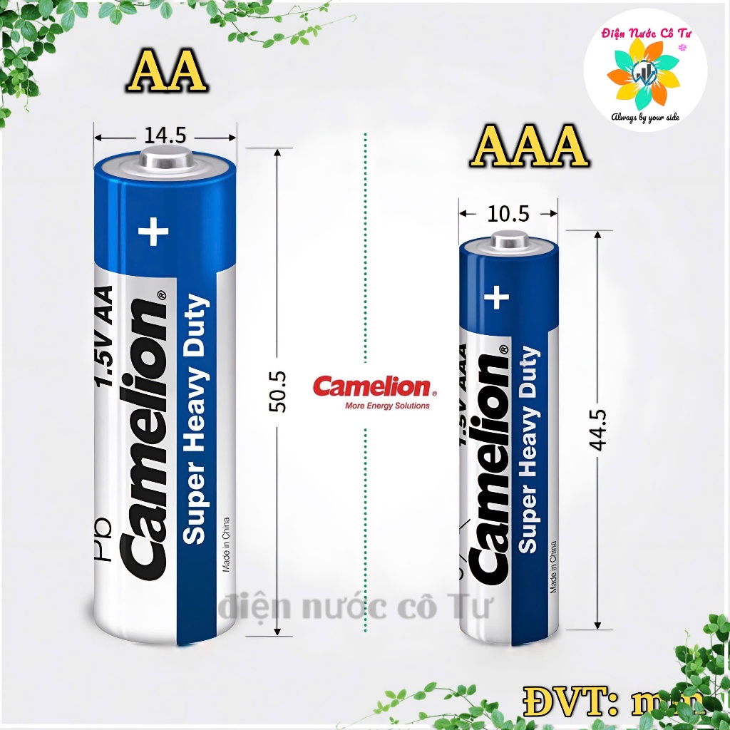 Pin tiểu AA AAA Super Heavy Duty CAMELION - pin 9v CAMELION | Shopee ...