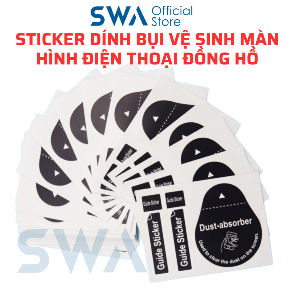 Sticker Decal Dính Hút Bụi Trên Màn Hình Điện Thoại Và Đồng Hồ Thông ...