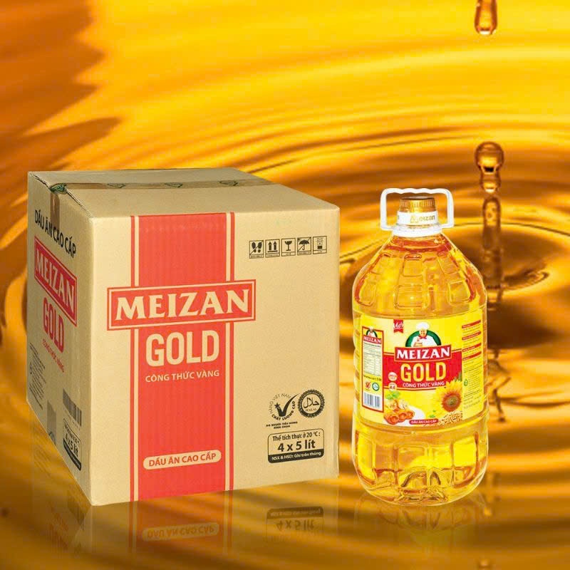 Dầu ăn cao cấp Meizan Gold can 5 lít | Shopee Việt Nam
