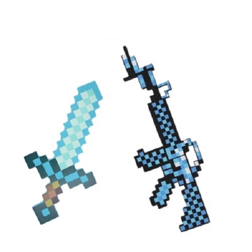 Combo Kiếm Súng Minecraft Diamond | Shopee Việt Nam