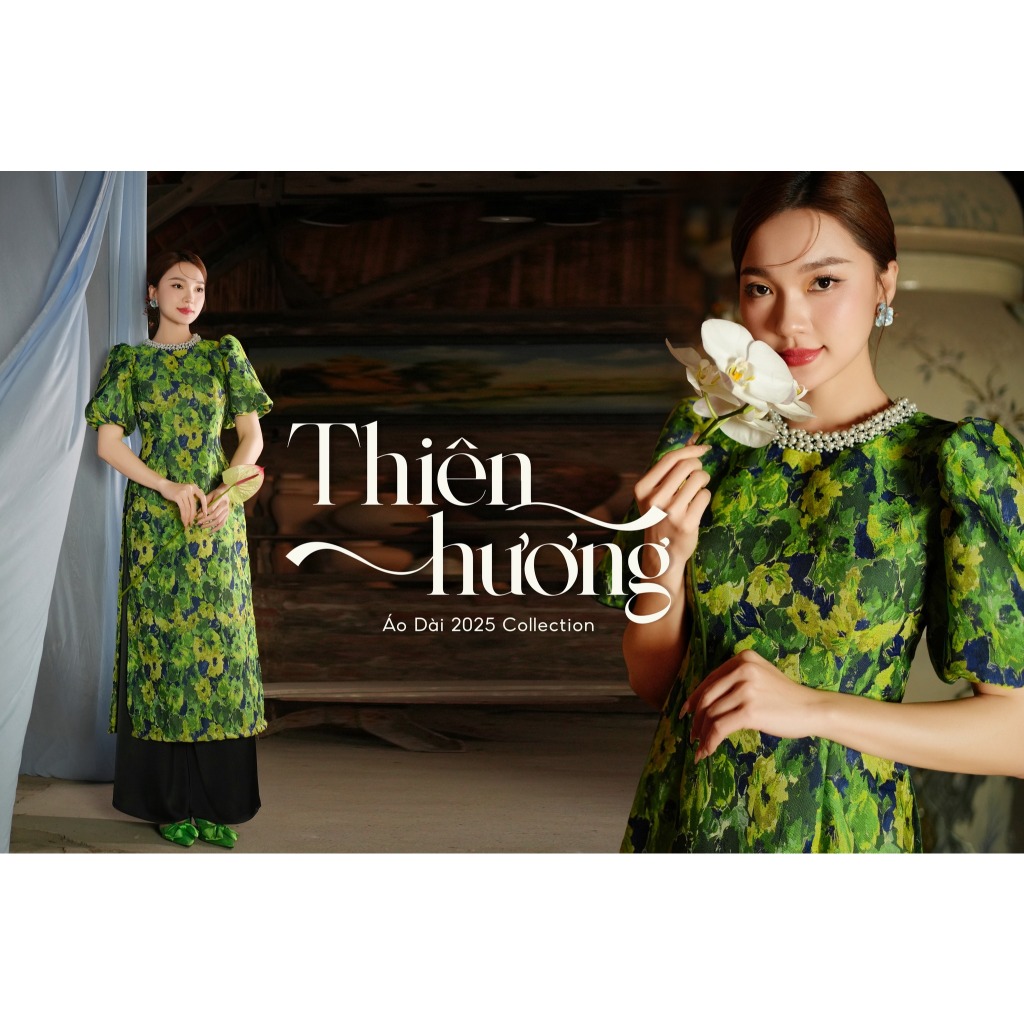 Bộ Áo Dài Nữ MY WAY Tay Bồng Cách Điệu Họa Tiết Sang Trọng 1MDK4272 HT3 ...