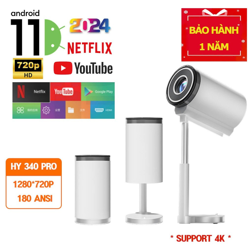 Máy chiếu mini HY300 PRO / HY320 / HY300 / HY320 Mini Full HD android ...
