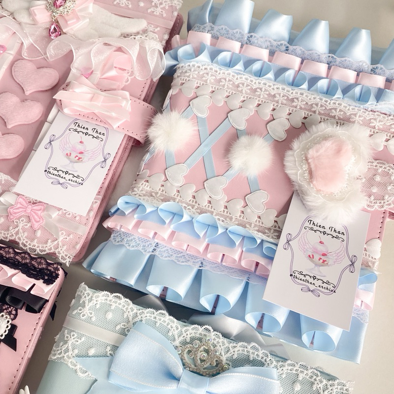 [Combo binder A5 kèm keyring] 🪽☁️ BINDER REN Binder Ruy Băng trang trí ...