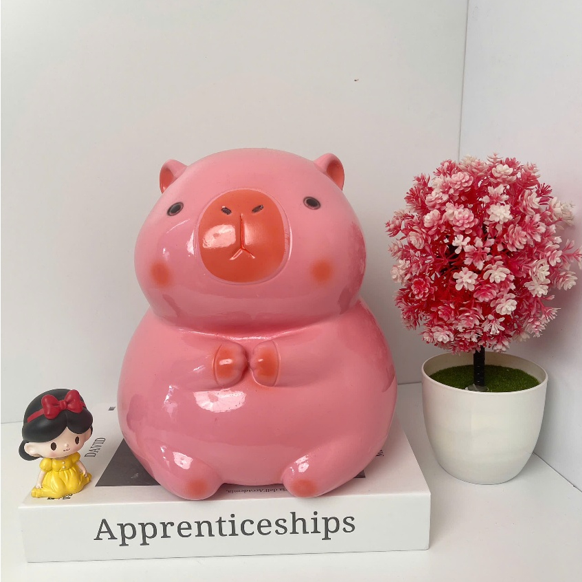 heo đất ống Tiết Kiệm Chuột Lang Capybara Size TO Siêu Đẹp,trang trí,quà tặng-HEO XINH MẸ RUỐC ...