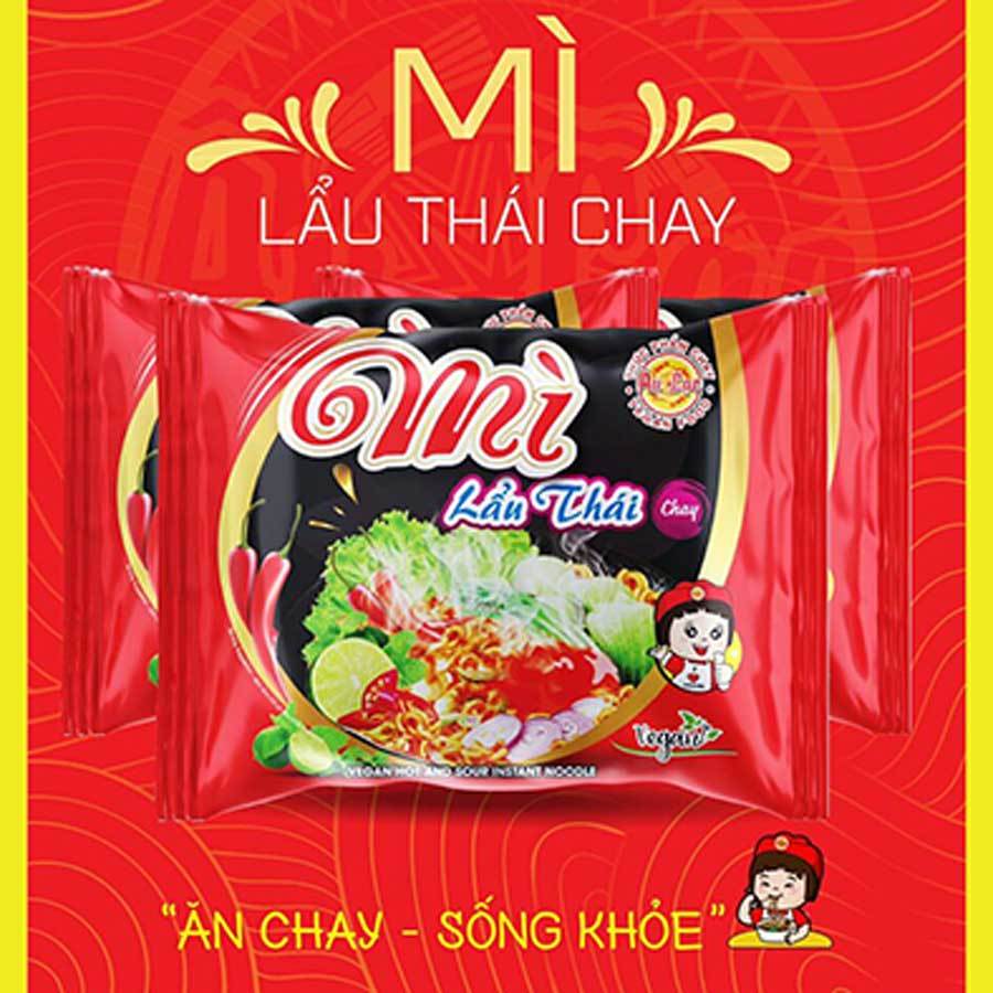 Mì Lẩu Thái Chay Âu Lạc 62g Gói - Hàng Chay Ăn Liền | Shopee Việt Nam